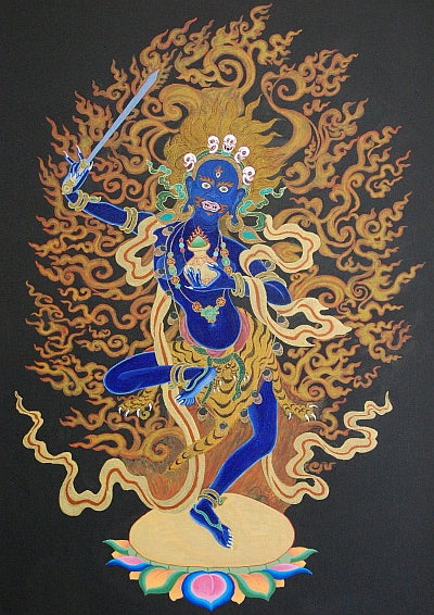 Yeshe Walmo Deity Card – Olmo Ling Store